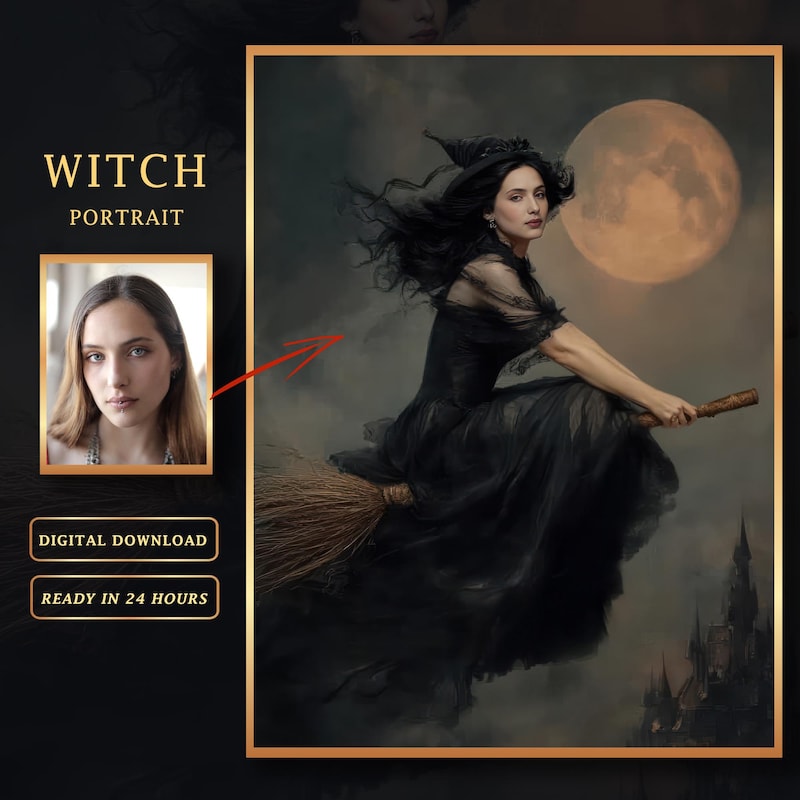 Photo Witch Portrait - Etsy