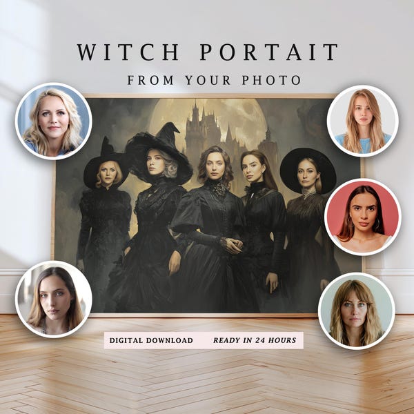 Witch Portrait - Etsy