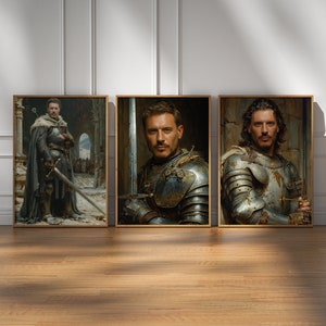 Custom Knight Portrait From Photo, Personalized Gift (digital Download ...