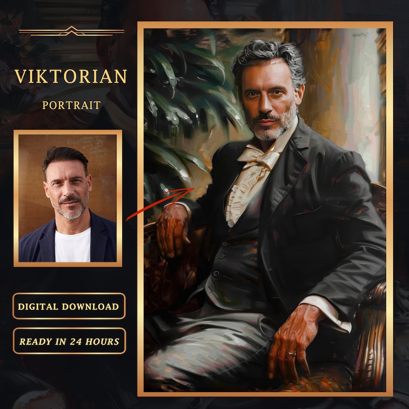 Historical Portrait - Etsy