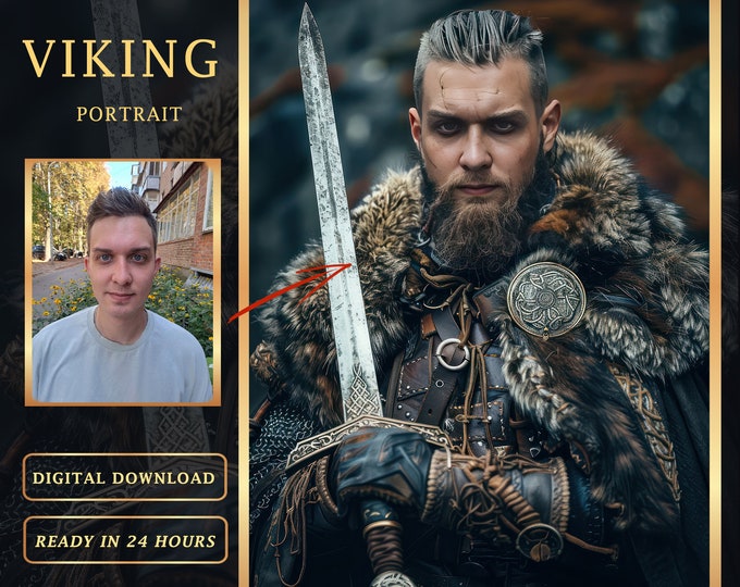 8" Viking Warrior Hanging Sign Wood Sign Decor Garage Gifts for Men ...