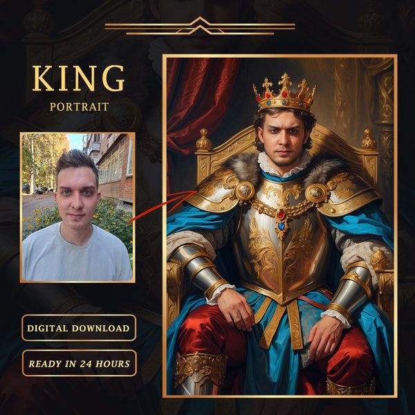 Royal Portrait - Etsy