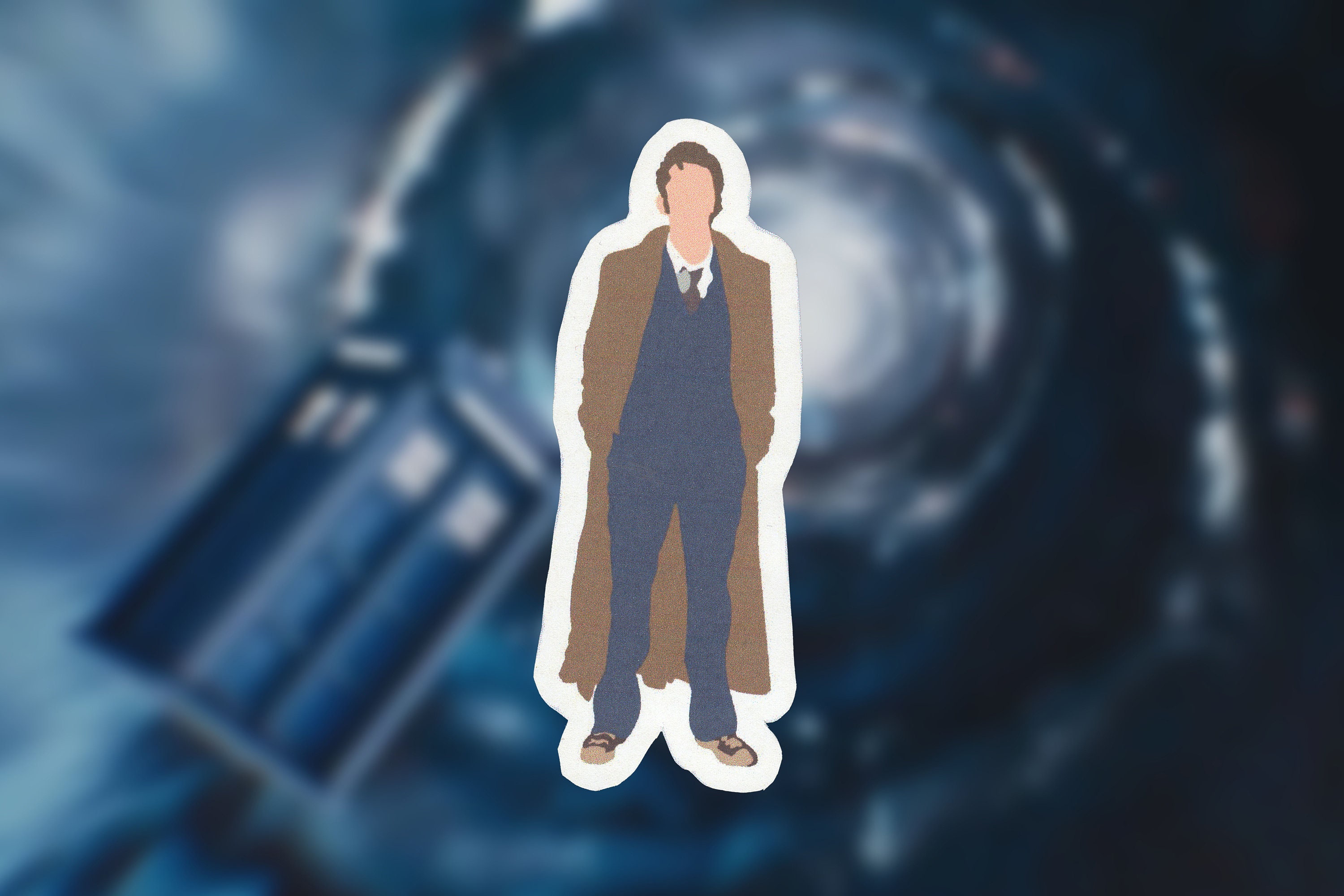 10th Doctor Doctor Who Sticker | Etsy