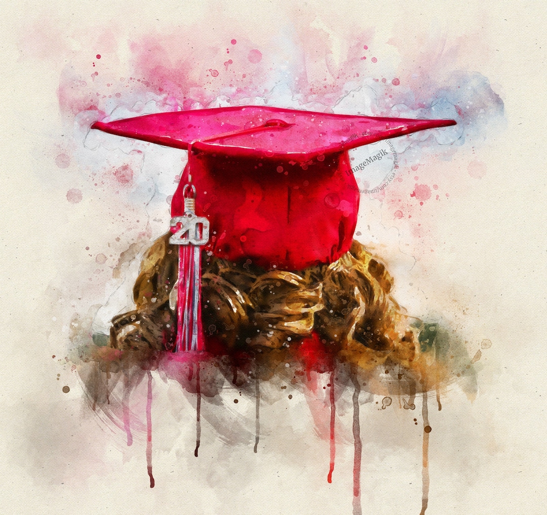 Graduation Gift, Personalized Print, Custom Graduation Watercolor ...