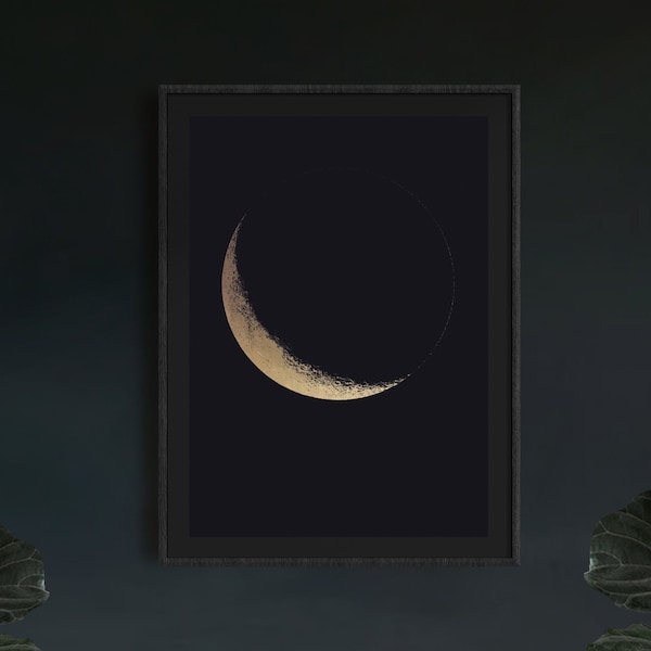 Moon Print - Etsy