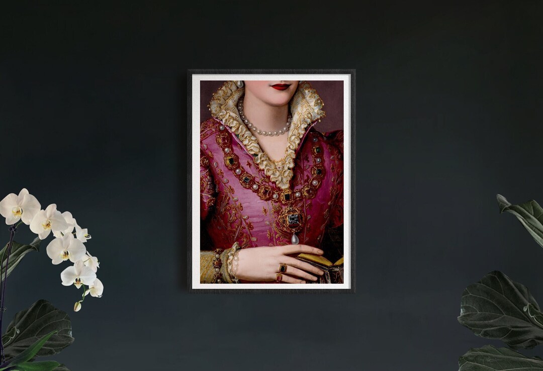 REGALIA - Queen A3 Oil Painting Print - Etsy UK