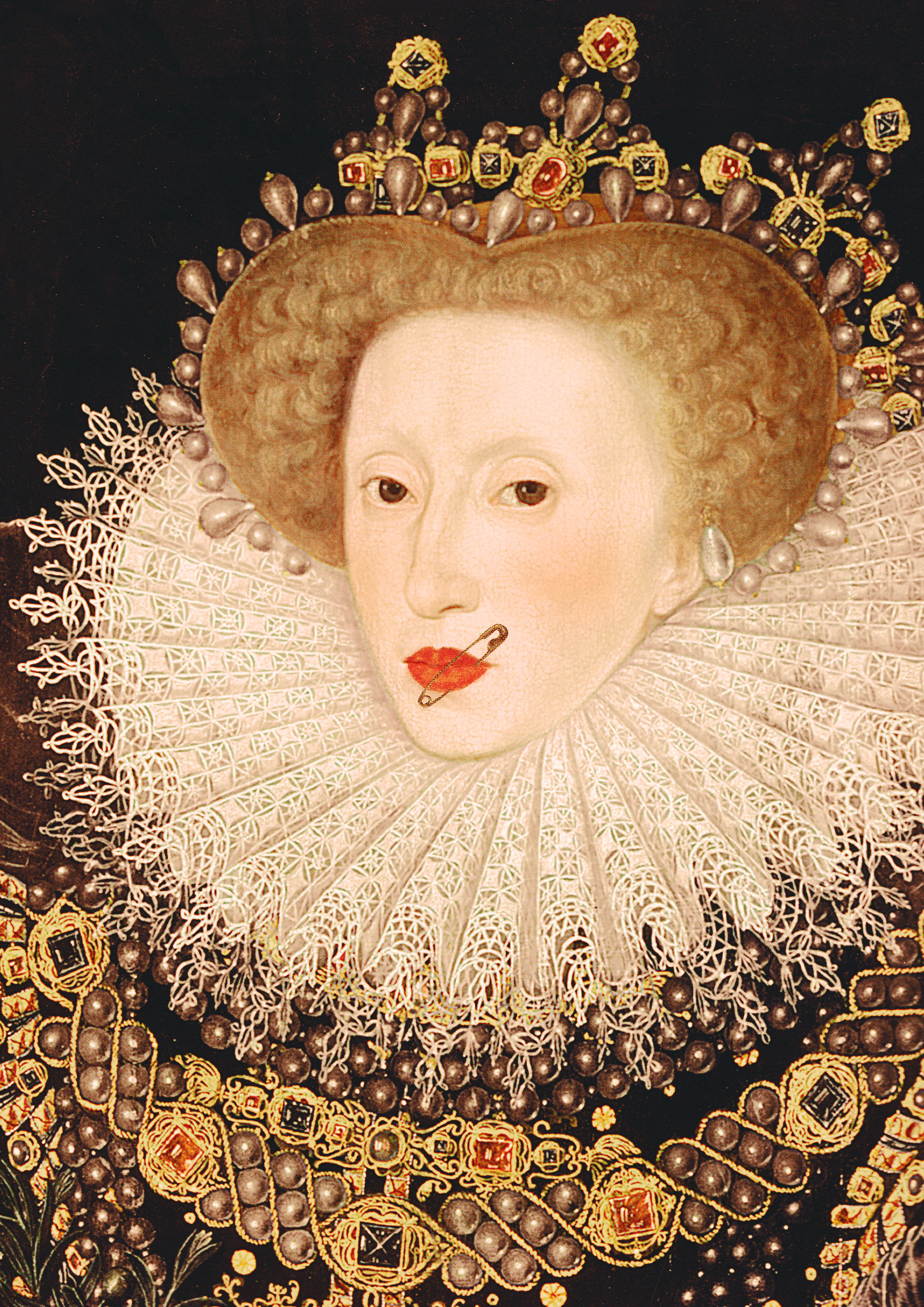 GLORIANA - Queen Elizabeth I Punk Oil Painting Print - Etsy UK