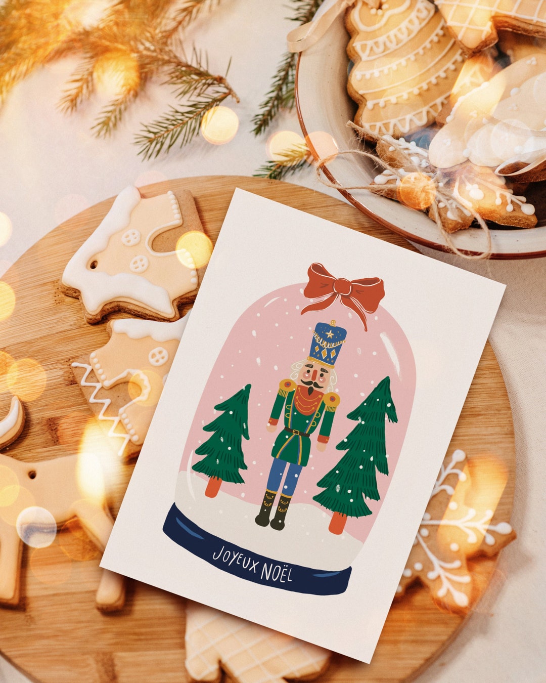 Carte De Noël Imprimable Casse-noisette - Format A5 (14,8cm X 21cm ...