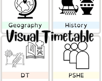 Visual Timetable SPOTTY PASTELS Classroom Decor Editable - Etsy UK
