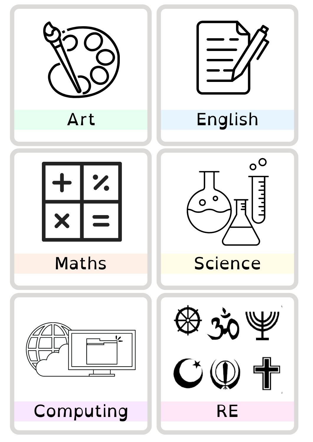 Classroom Visual Timetable - Printable and Editable (canva) - Pastel ...
