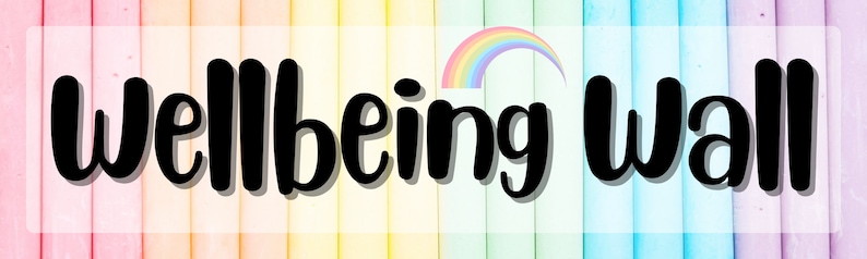 Classroom Wellbeing Wall Display Pack - Rainbow - Etsy