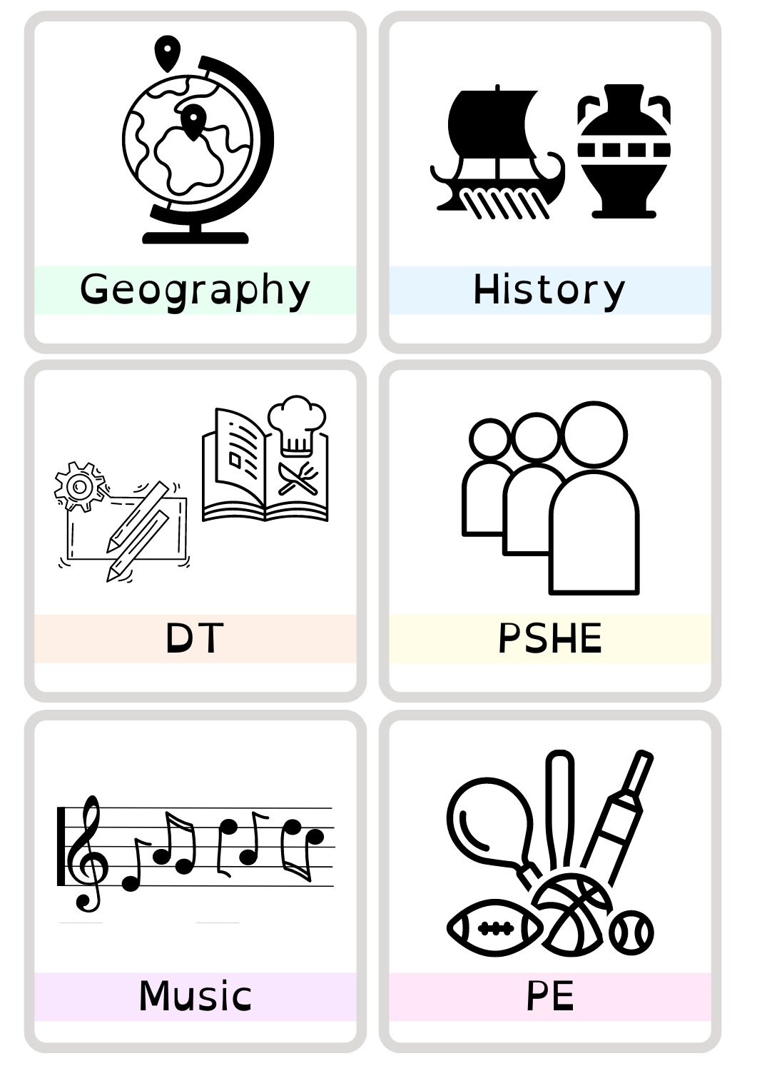 Classroom Visual Timetable - Printable and Editable (canva) - Pastel - Etsy