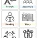 Classroom Visual Timetable - Printable and Editable (canva) - Pastel - Etsy