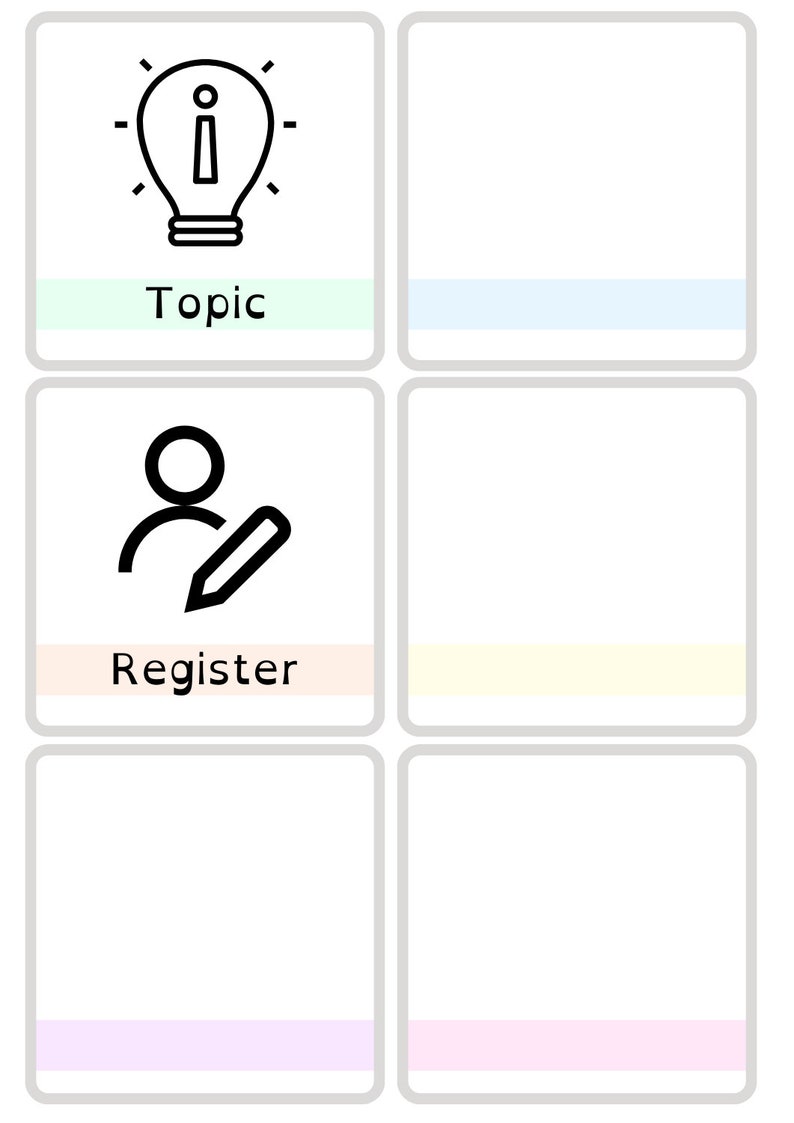 Classroom Visual Timetable - Printable and Editable (canva) - Pastel - Etsy