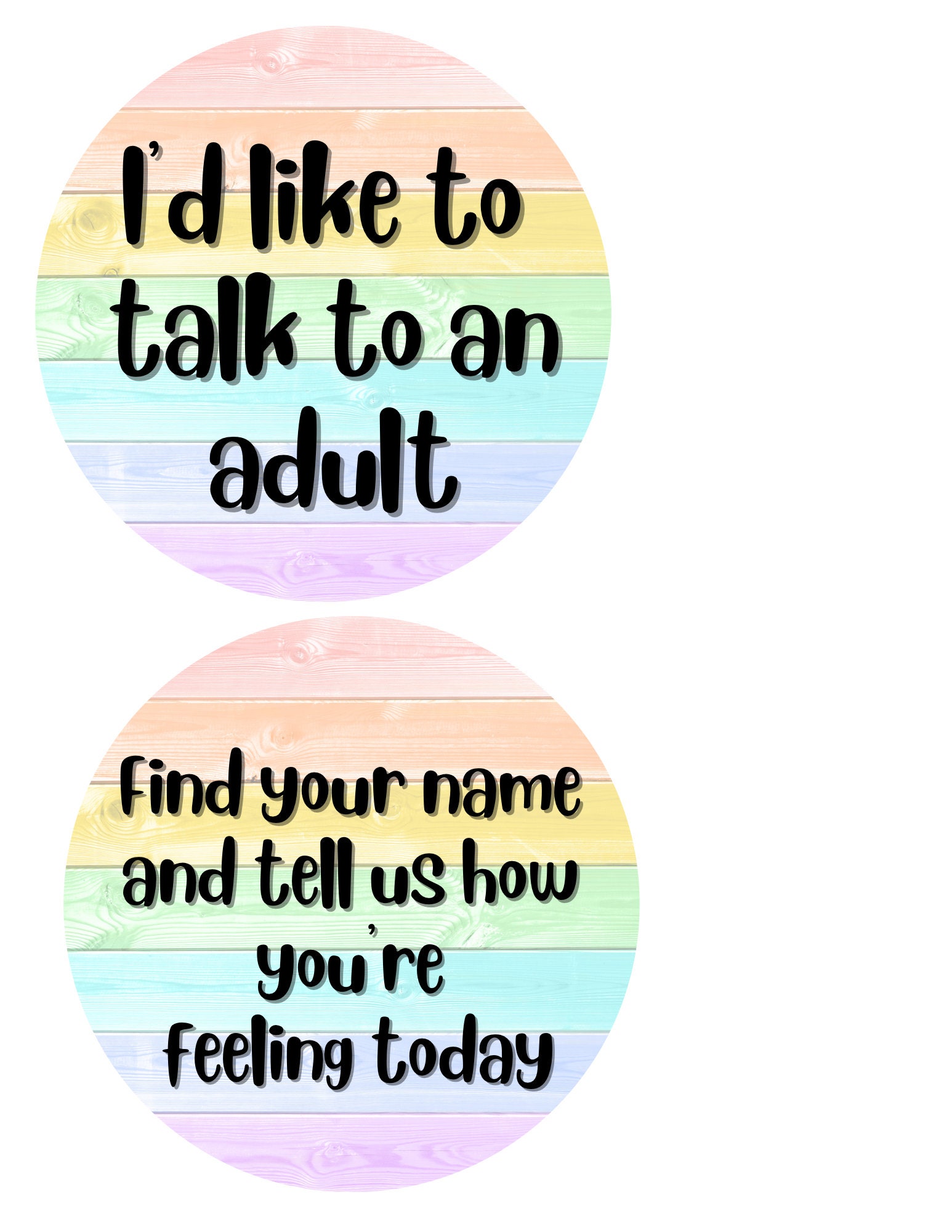 Classroom Wellbeing Wall Display Pack - Rainbow - Etsy UK