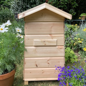 Handmade Beehive Garden Storage Box: Rustic Parcel Delivery, Hand ...