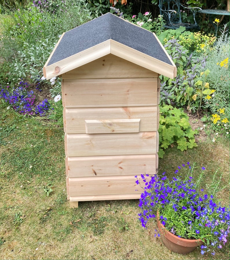 Handmade Beehive Garden Storage Box: Rustic Parcel Delivery, Hand ...