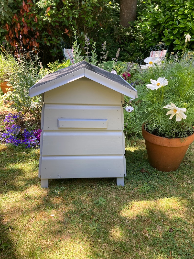 Garden Storage Box, Parcel Box, Rustic, Bee Hive Style, Decorative ...