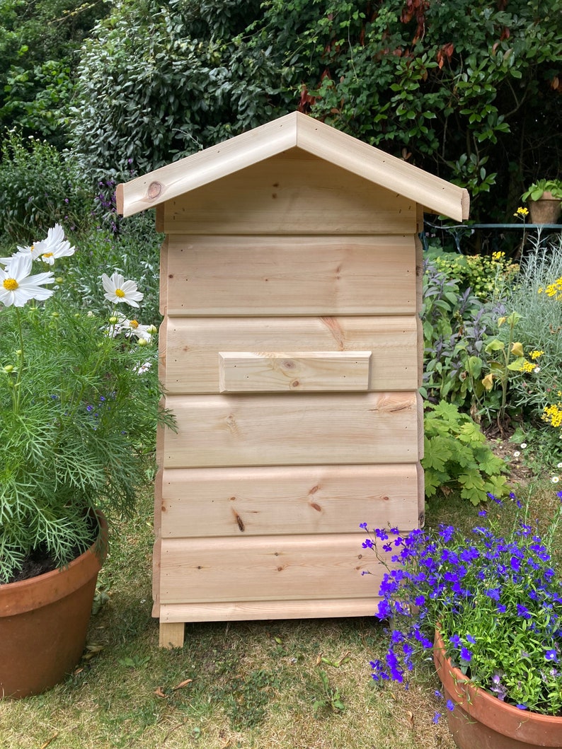 Handmade Beehive Garden Storage Box: Rustic Parcel Delivery, Hand ...