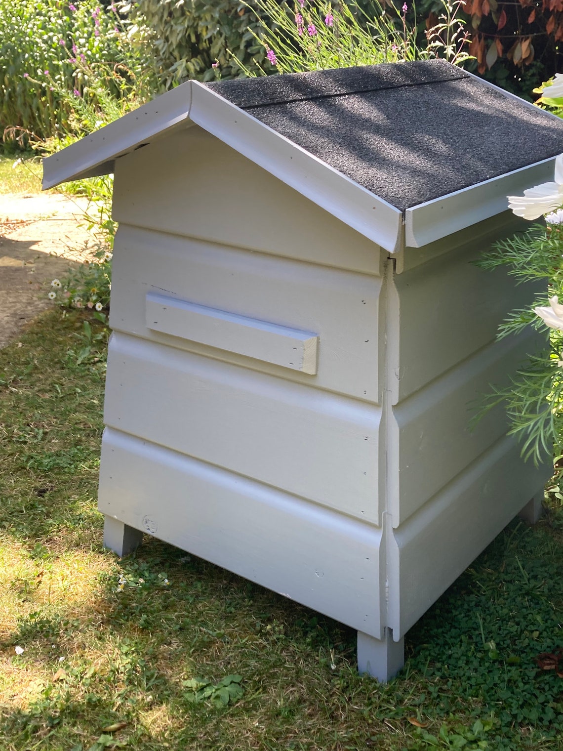Garden Storage Box, Parcel Box, Rustic, Bee Hive Style, Decorative ...
