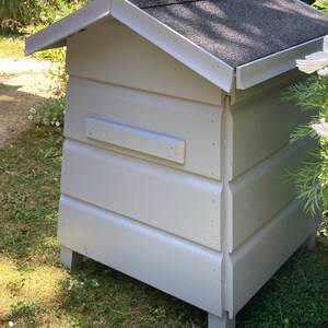 Garden Storage Box, Parcel Box, Rustic, Bee Hive Style, Decorative ...