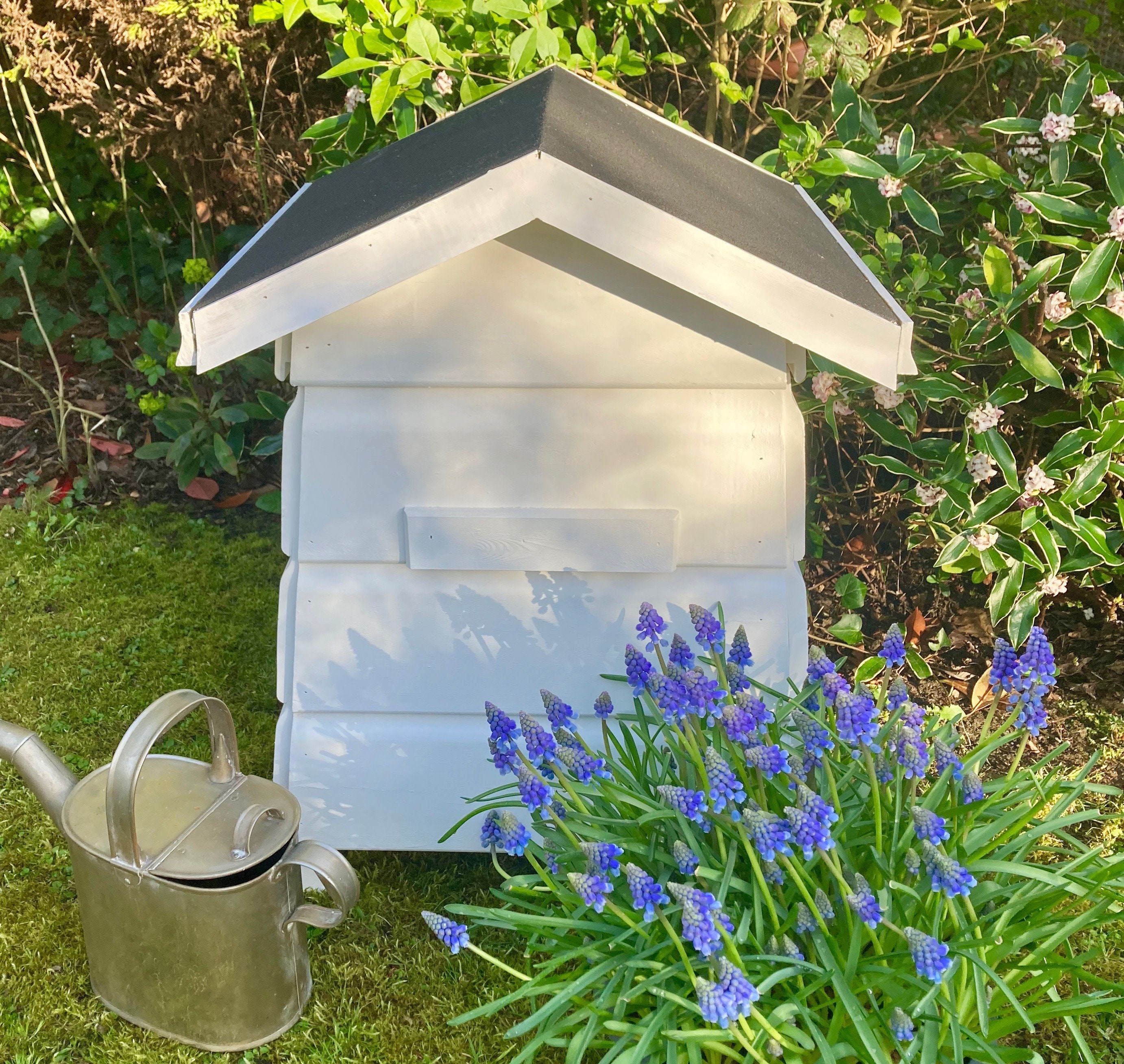 Garden Storage Box, Parcel Box, Rustic, Bee Hive Style, Decorative ...