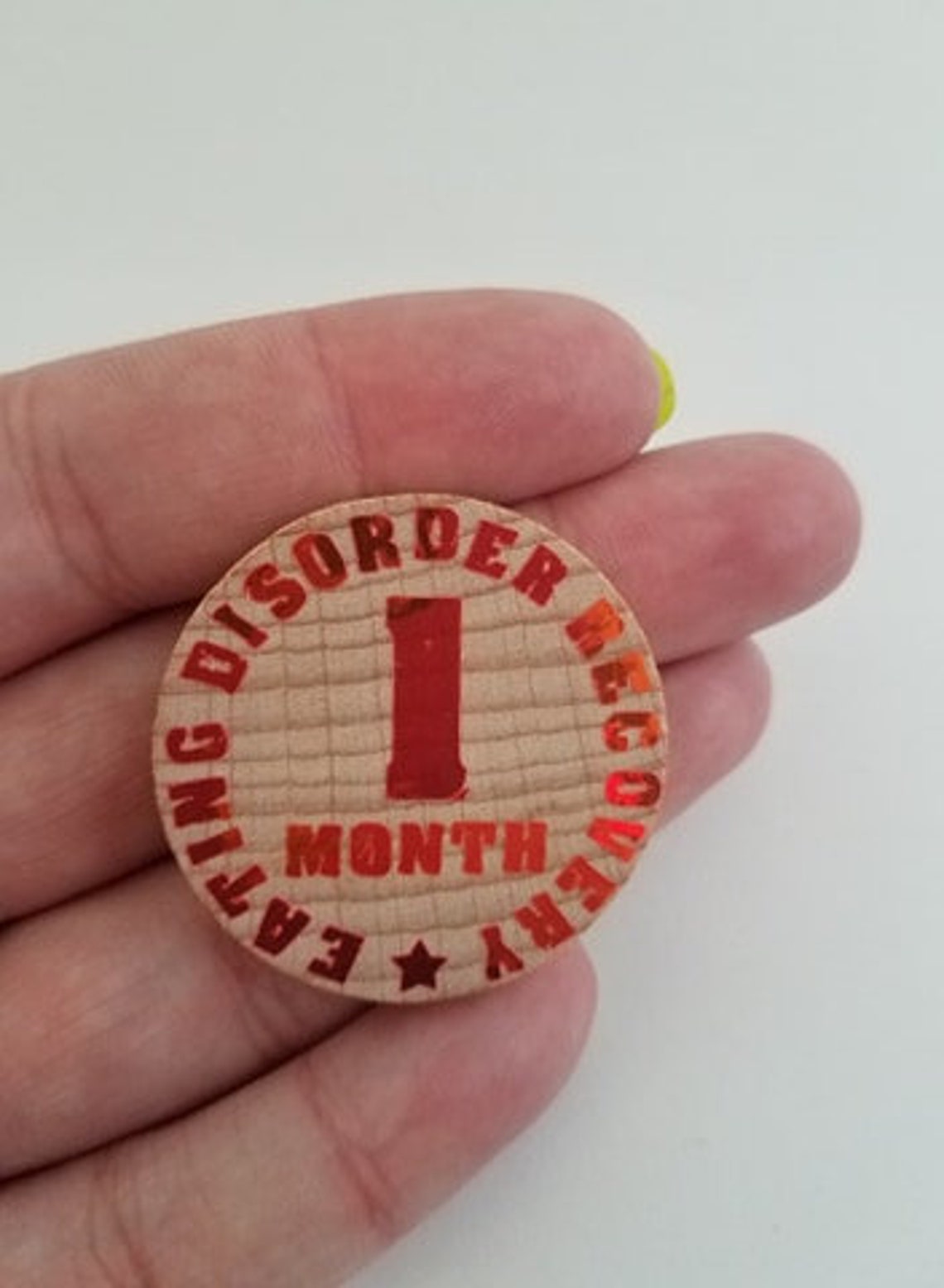 Eating Disorder Recovery Chips Recovery Chip Gift | Etsy