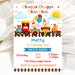 Train Birthday Invitation, Train Theme Party, Editable Train Invite ...
