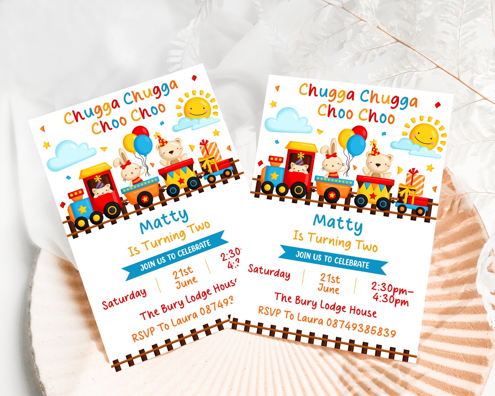 Train Birthday Invitation, Train Theme Party, Editable Train Invite ...