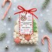 Sweet Treat Christmas Gift Tag, Canva Holiday Candy Printable Tag ...