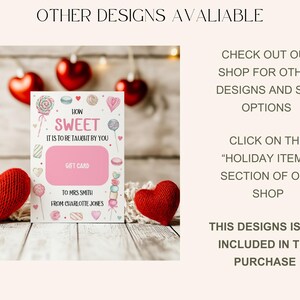 Teacher Valentines Gift Card Holder, Editable Printable Teacher Gift ...
