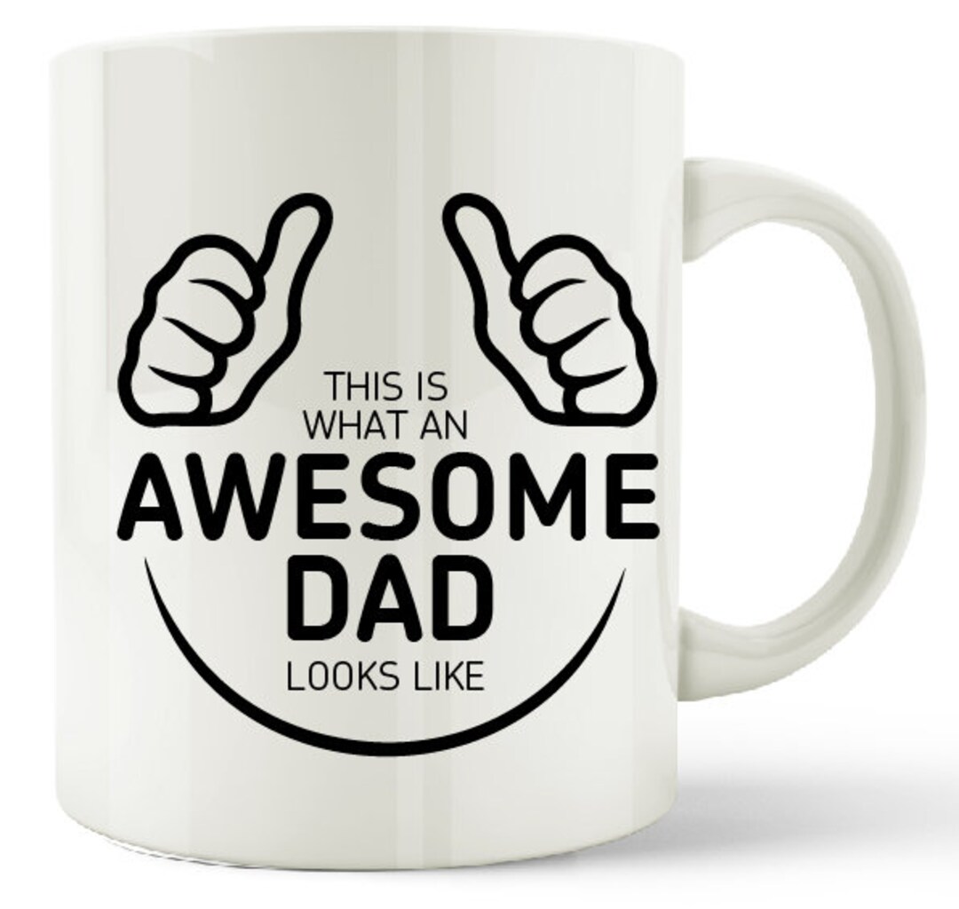 Awesome Dad Pappa Papa Father Gift Mug Daddy Coffee Tea Cup - Etsy