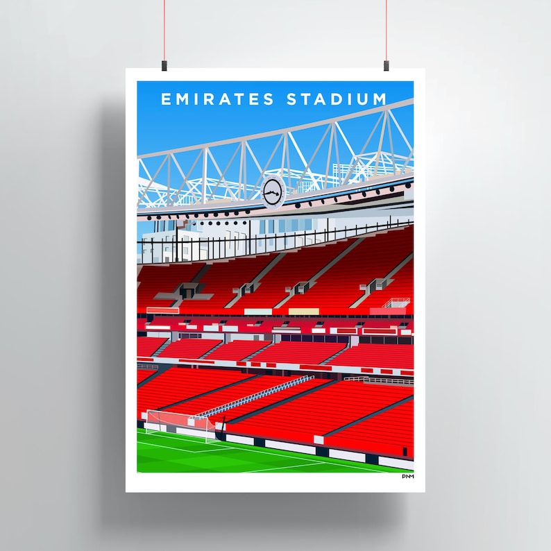 Emirates Stadium - Arsenal - Gunners - Etsy