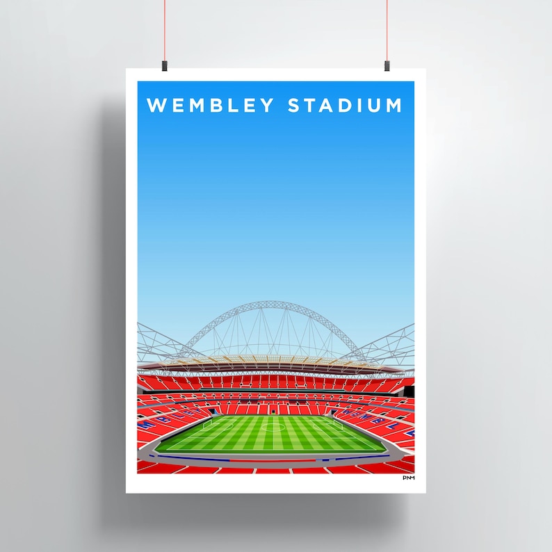 Wembley Stadium Print - Etsy