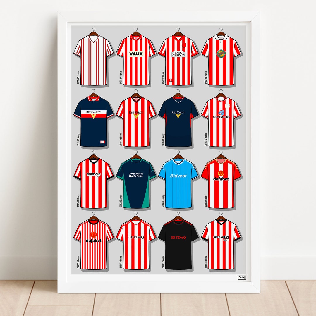 Sunderland Shirts Print - Etsy