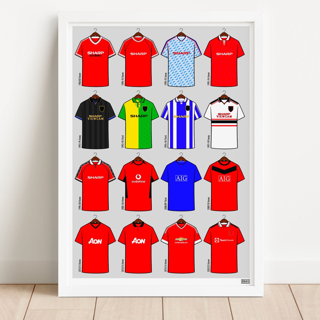Man United Shirts Print - Etsy
