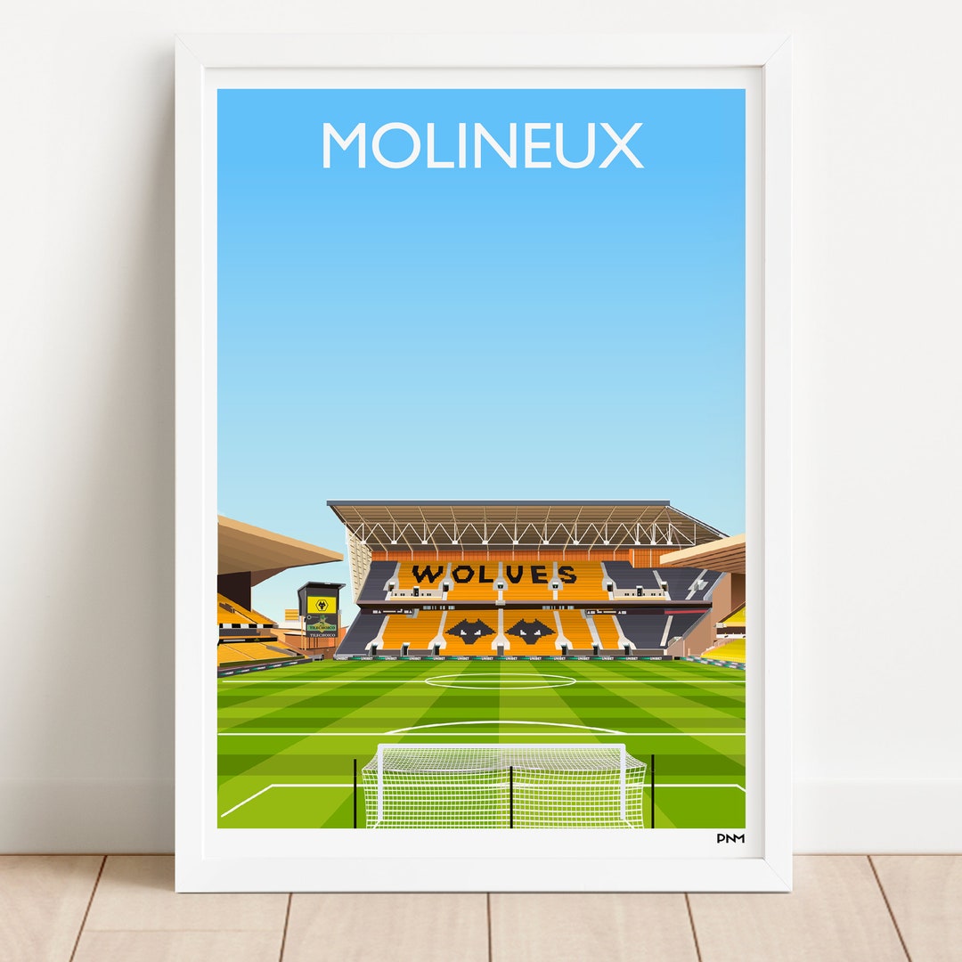 Molineux Stadium Print Wolves Wolverhampton Wanderers WWFC - Etsy