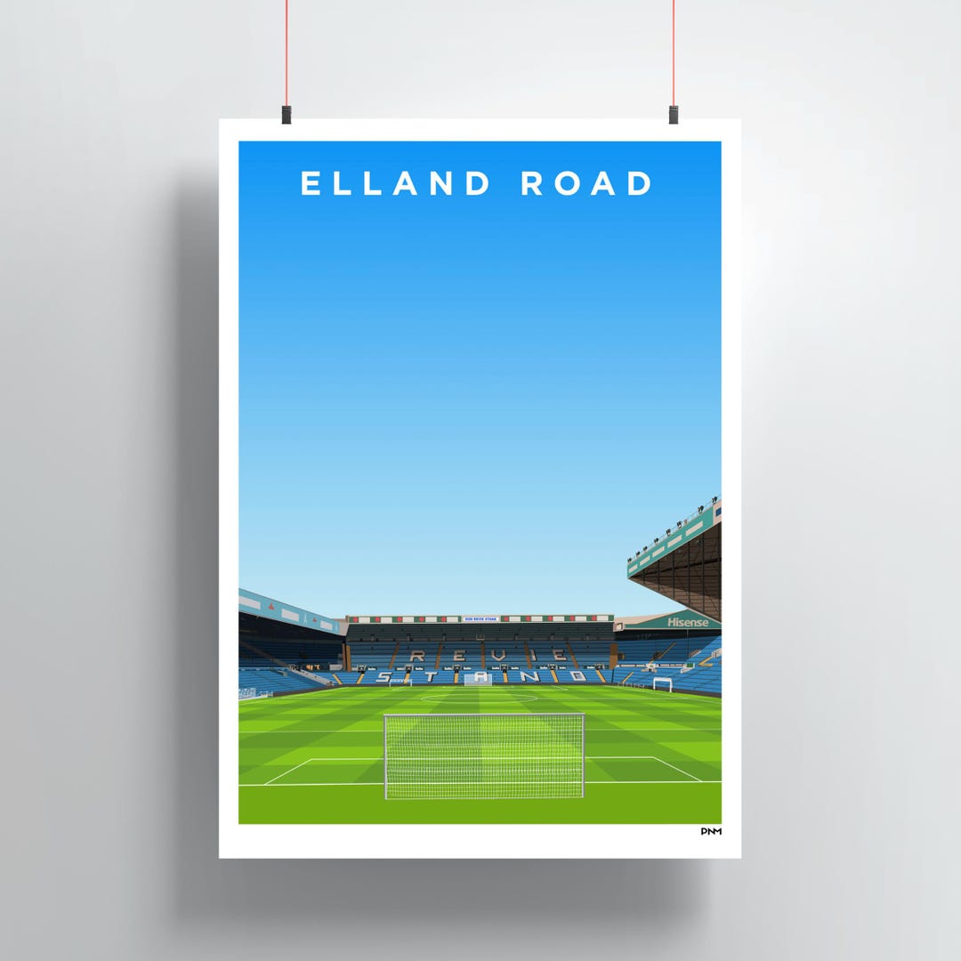 Elland Road Stadium Print - Etsy