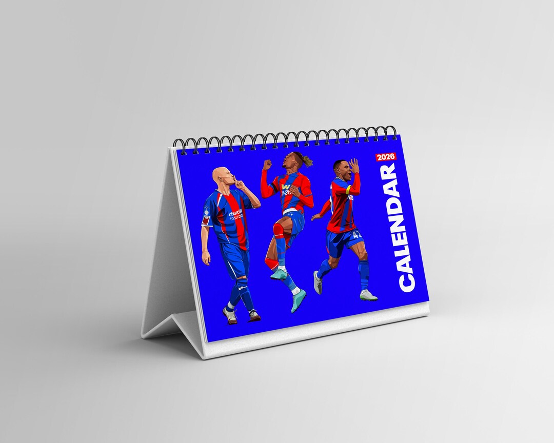 Crystal Palace Classic Players 2026 Desk Calendar - Etsy