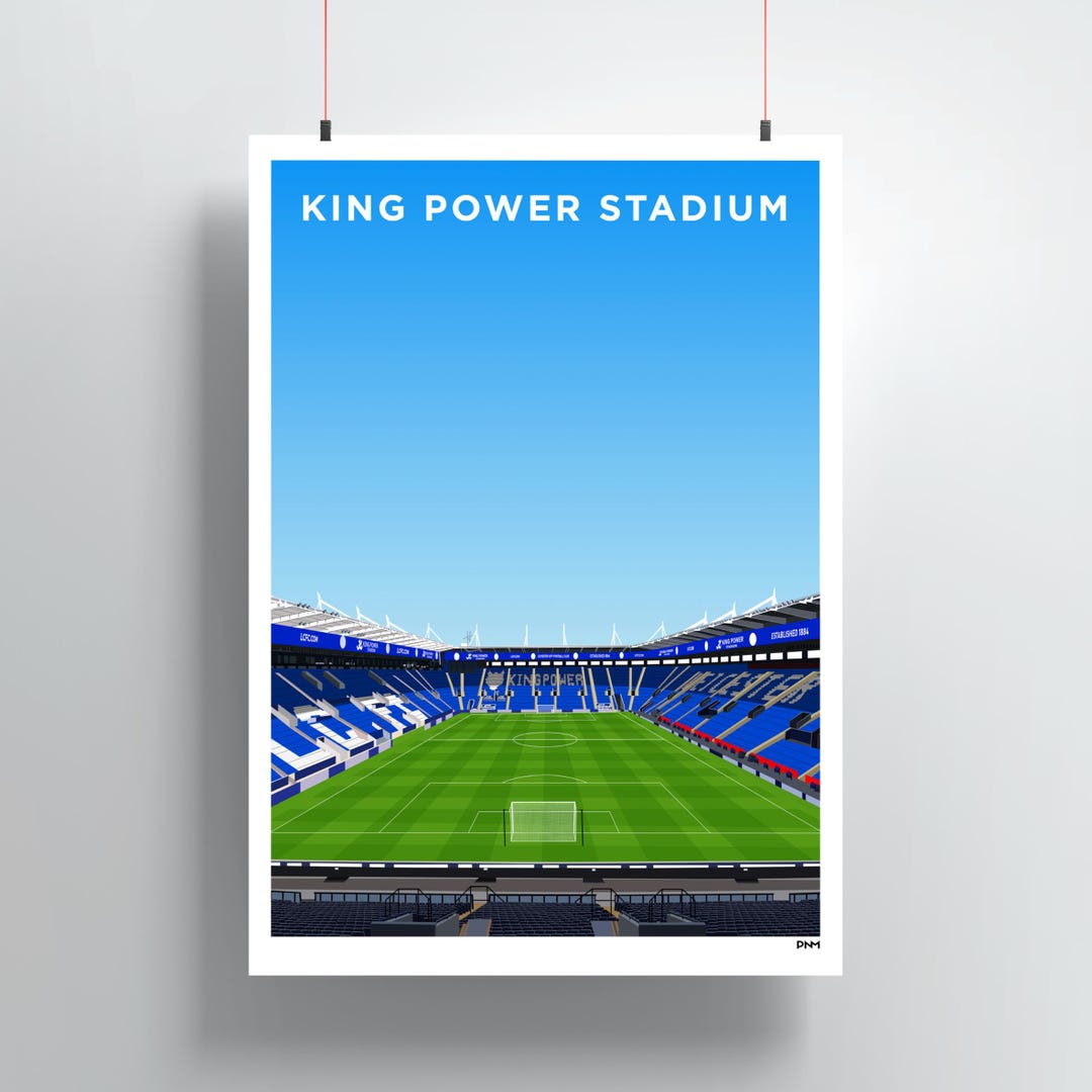 King Power Stadium Print - Etsy