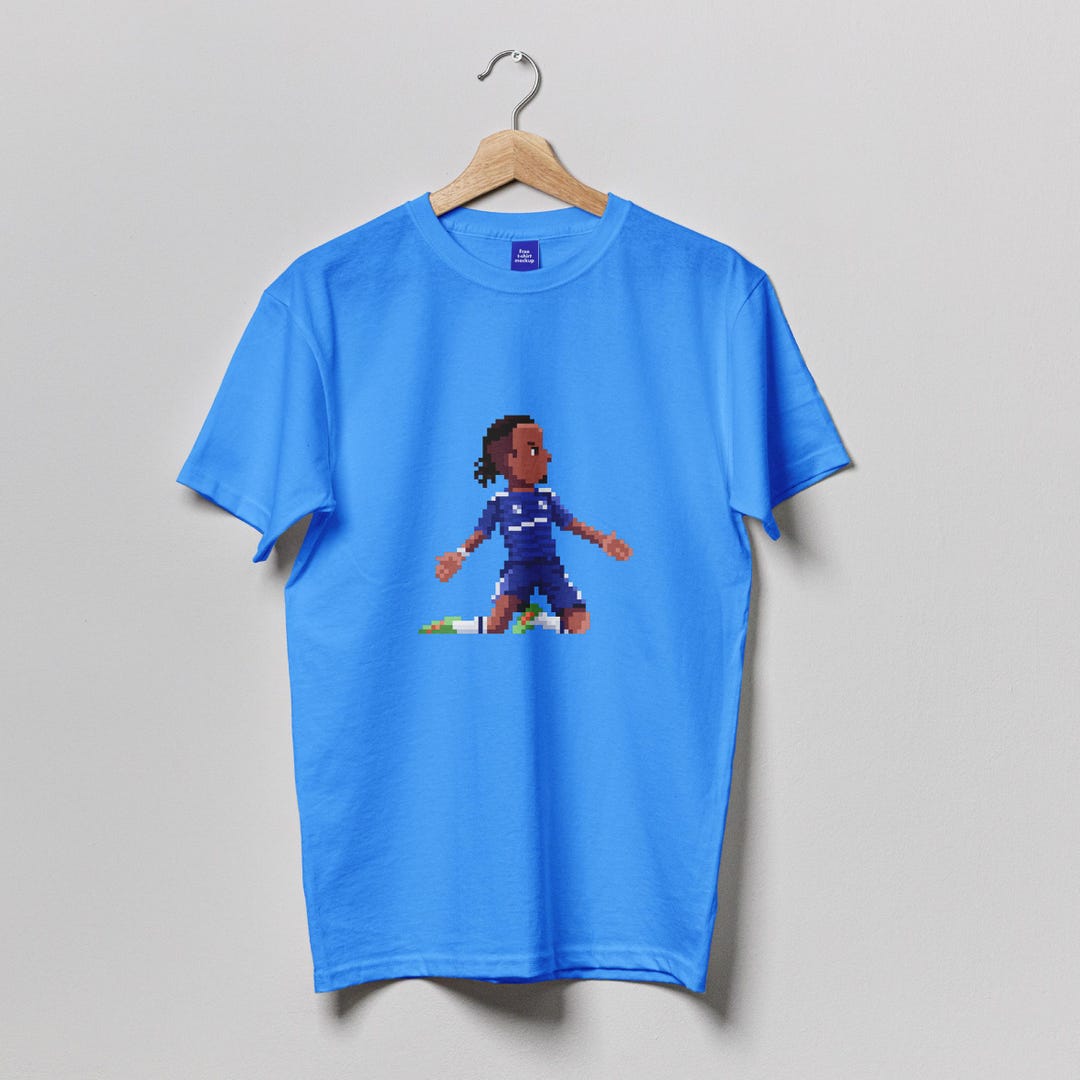 Drogba Pixel Art T-shirt - Etsy