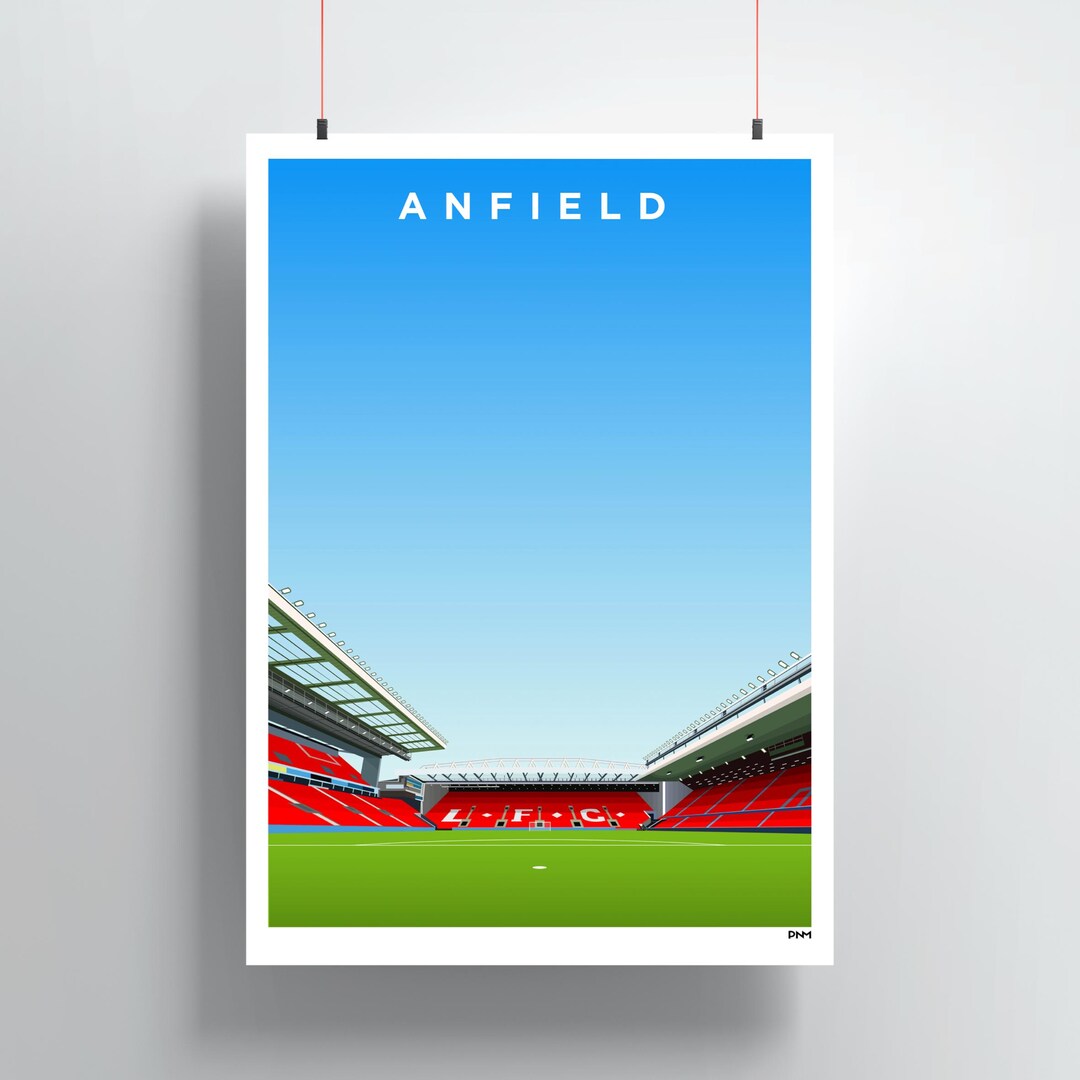 Liverpool Anfield Stadium Print - Etsy