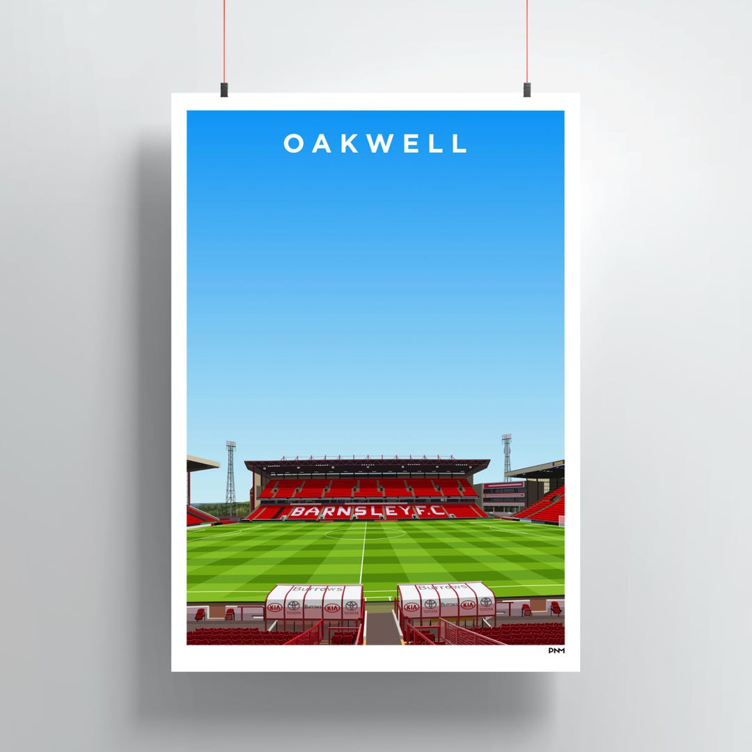 Oakwell Stadium Print - Etsy