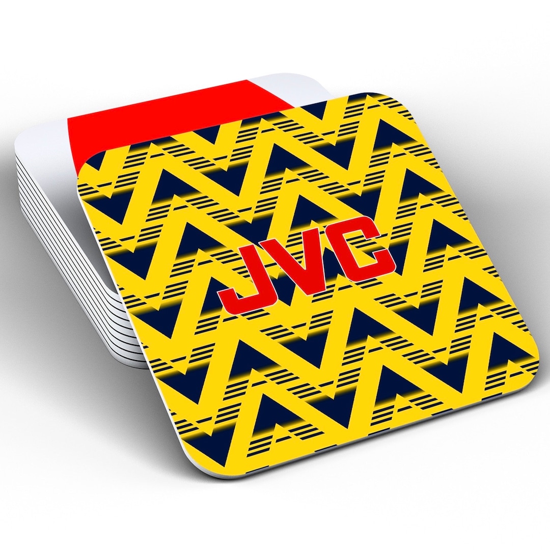 Arsenal Retro Kit Coaster Set - Etsy