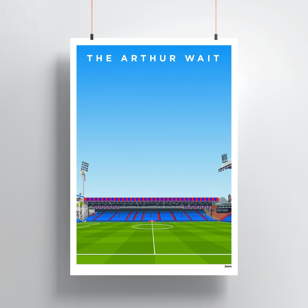 Arthur Wait Stand Print - Crystal Palace - Selhurst Park - Etsy