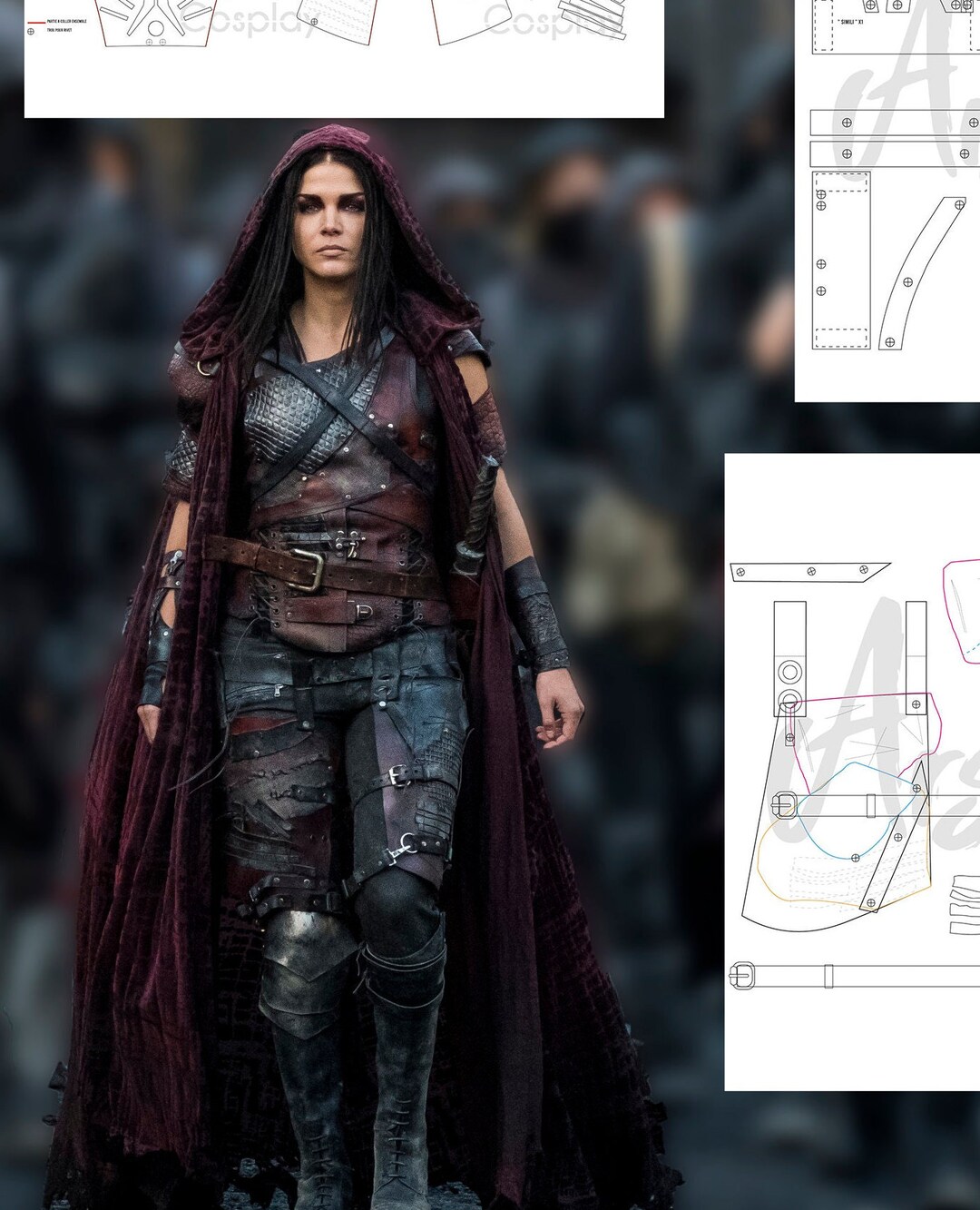 Blodreina - Octavia - THE 100 | Pattern - Etsy