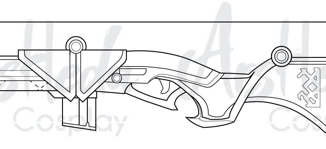 Arcane Caitlyn riffle League Of Legends IMPRESIÓN AZUL - Etsy España