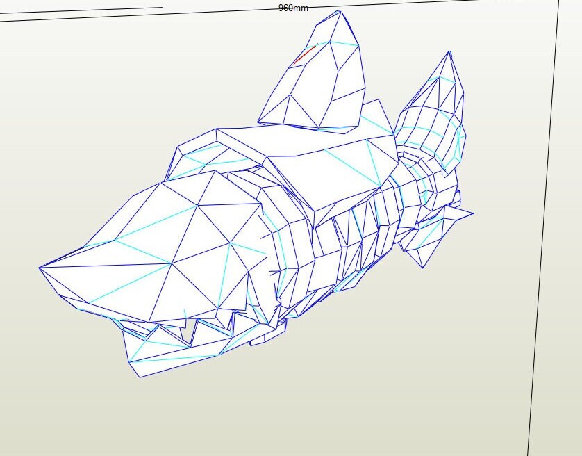 Jinx Arcane Fishbones League of Legends PEPAKURA FOAM PATTERN - Etsy