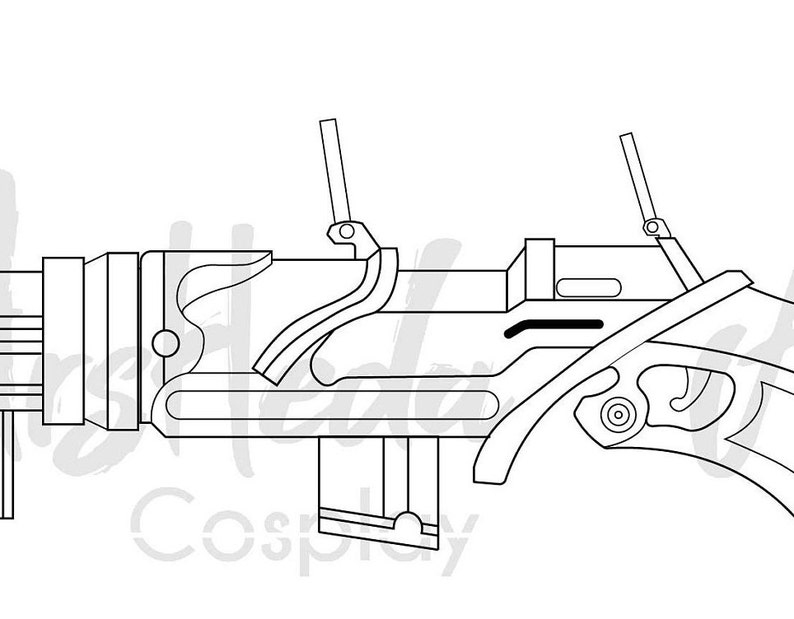 Classic Caitlyn Riffle League of Legends BLUE PRINT - Etsy