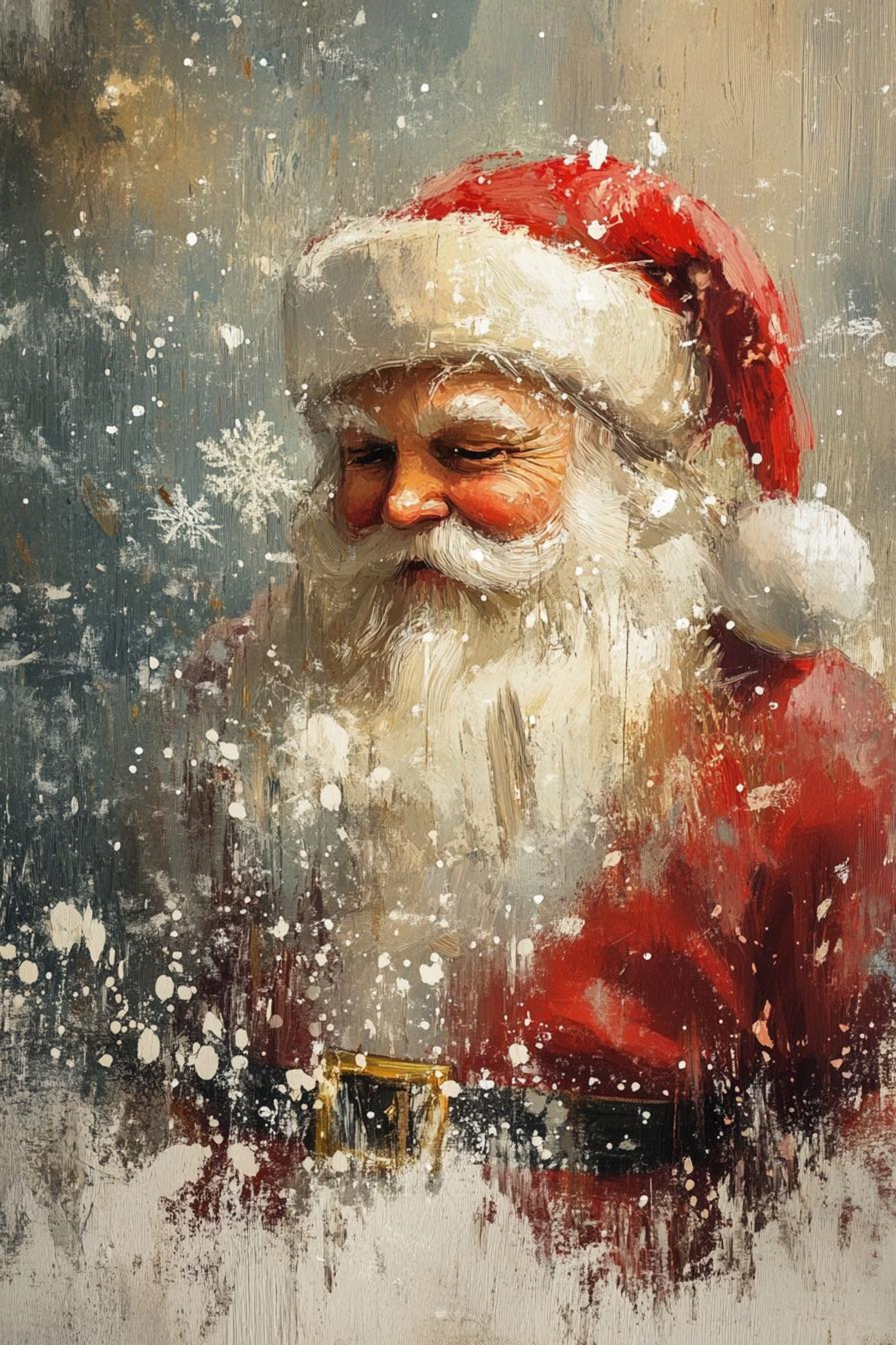 Santa DIY Diamond Painting Kit, Full Square and Round Drill, Diamond ...